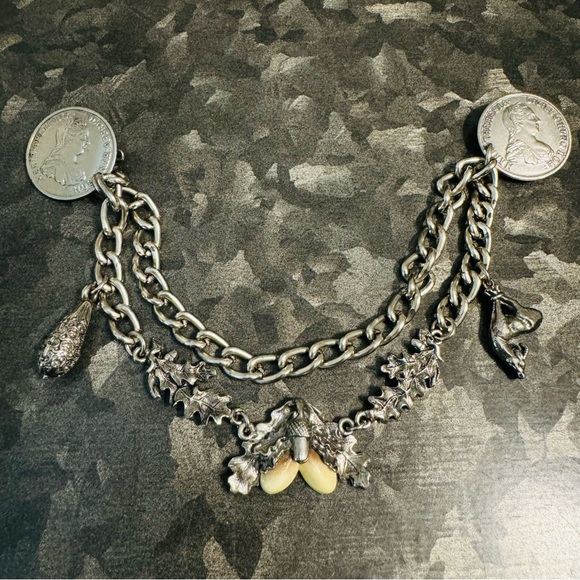 Jewelry | Vintage Charivari Lederhosen Skirt Chain Maria Theresia Coin ...